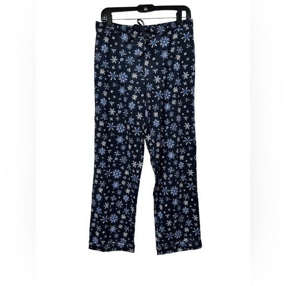 Talbots | Intimates & Sleepwear | Talbots Blue Snowflake Pajama Pants ...